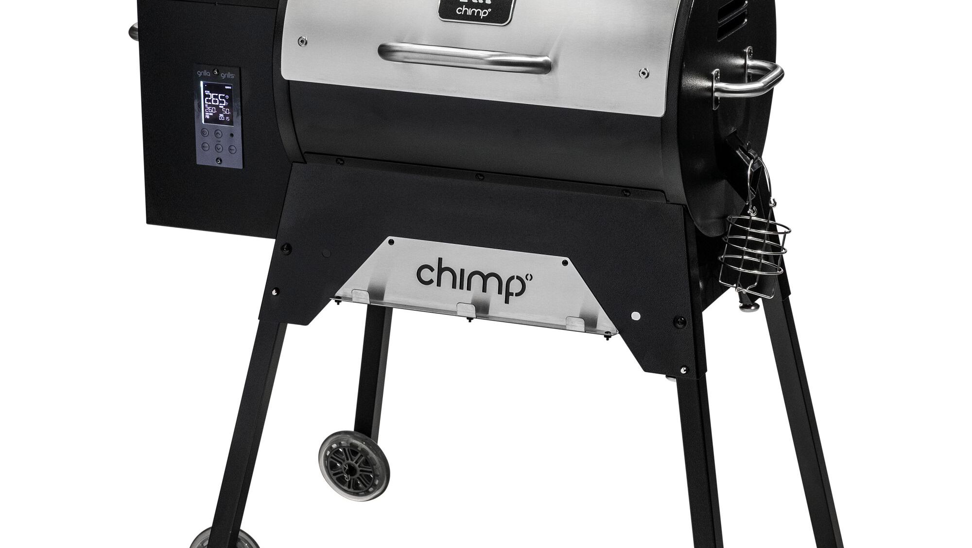 Grilla Chimp Portable Wood Pellet Grill with Alpha Connect | MEAT